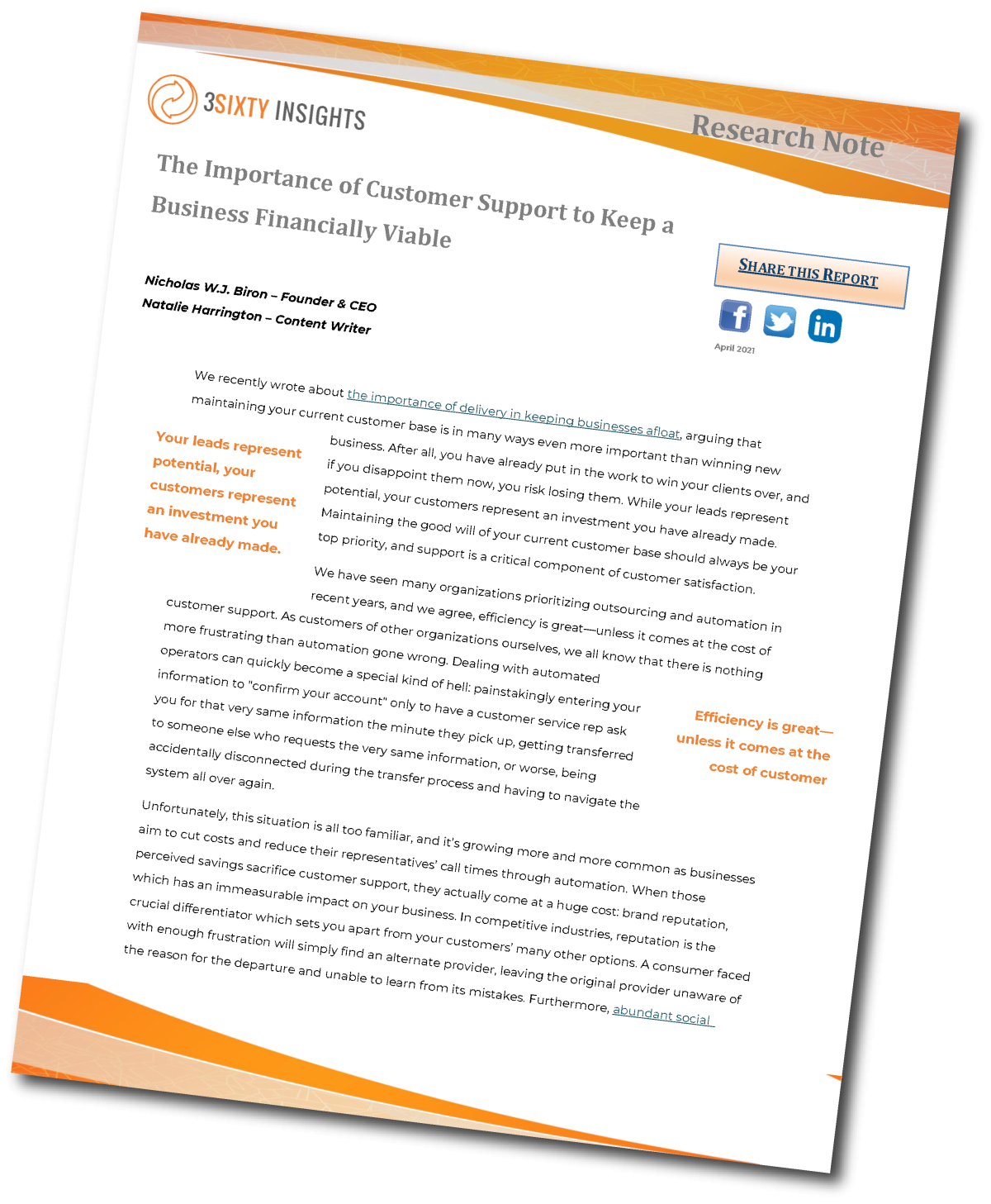 The Importance of Customer Support to Keep a Business Financially ...
