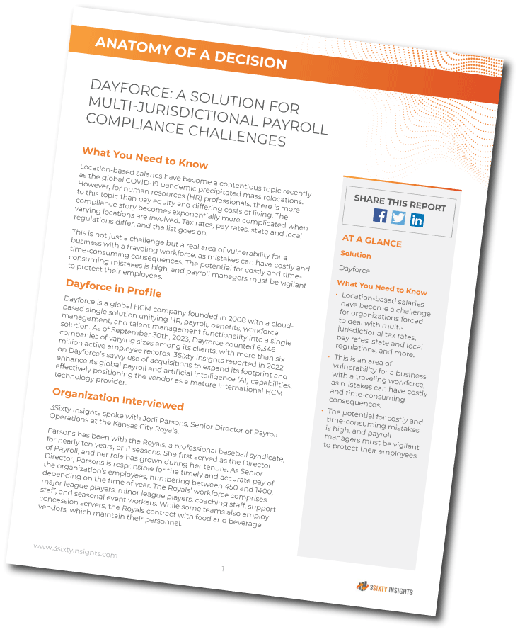 Anatomy of a Decision: Dayforce: A Solution for Multi-Jurisdictional ...