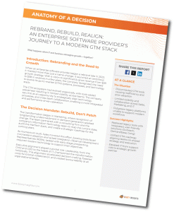 Anatomy of a Decision: Rebrand, Rebuild, Realign - An Enterprise ...